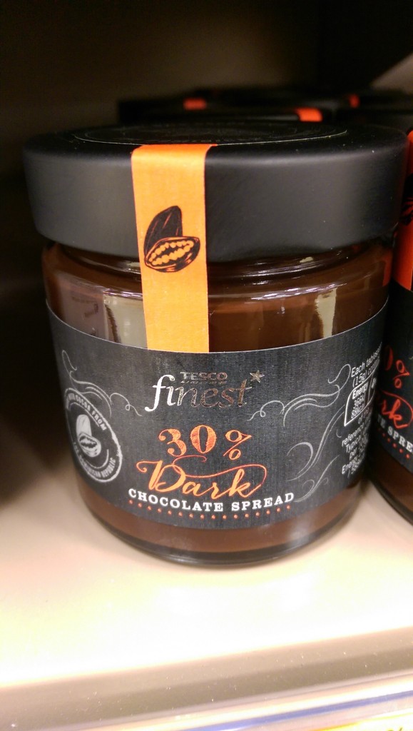 Tesco Finest 30% Dark Chocolate Spread - dairy free kids